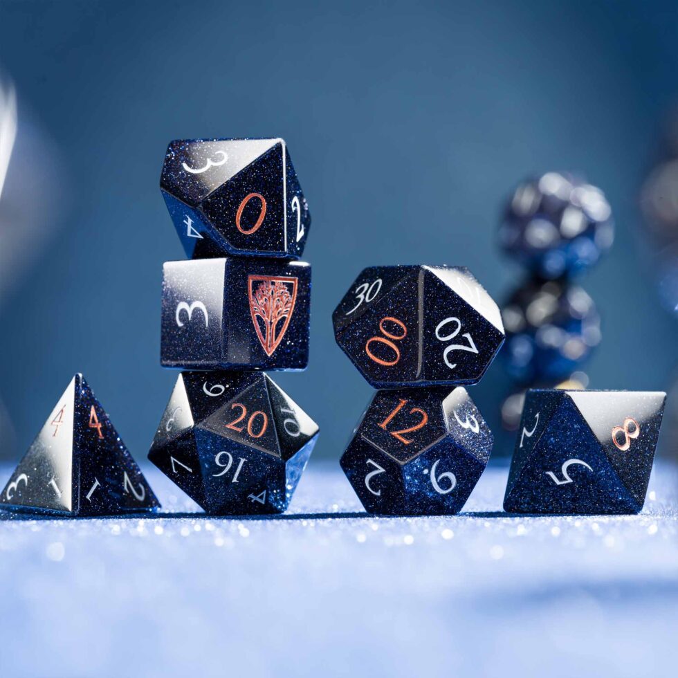 Blue Sandstone Dice - Wyrmwood