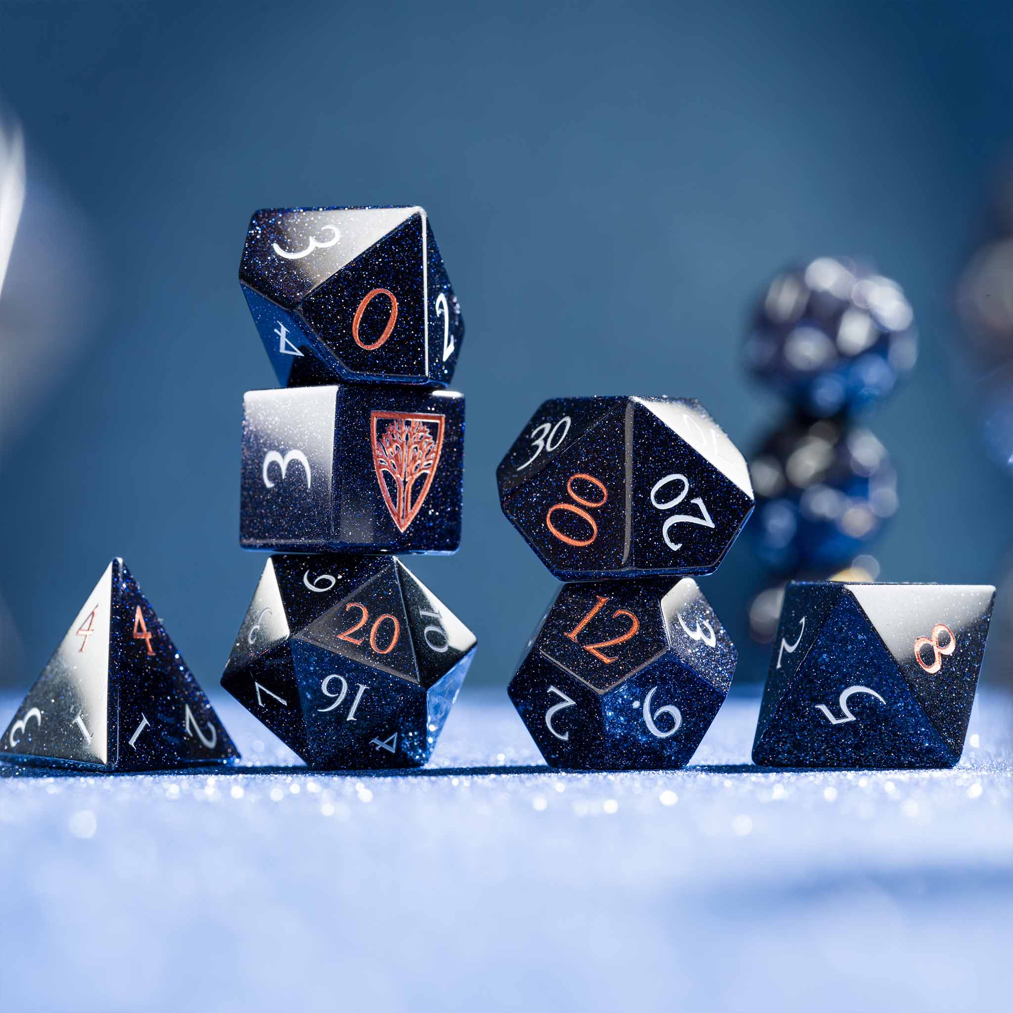 Blue Sandstone Dice - Wyrmwood