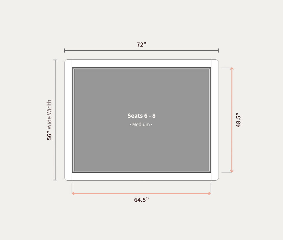 Wide Table for Six – Ready to Ship | Wyrmwood