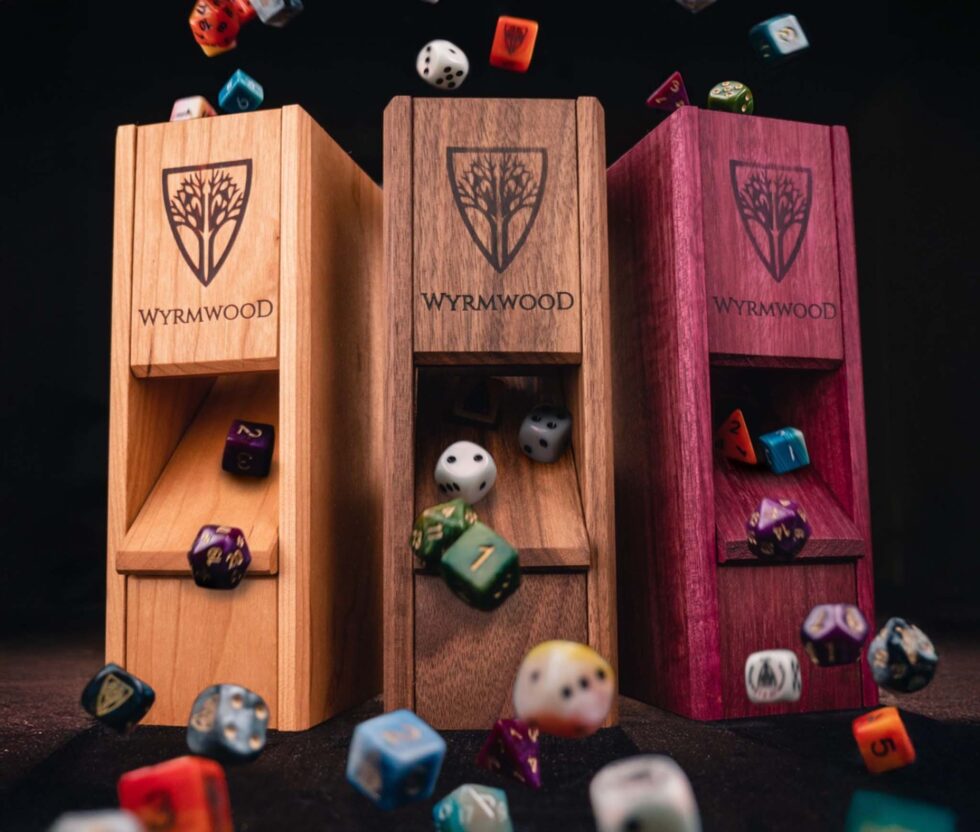 Magnetic Dice Tower - Wyrmwood